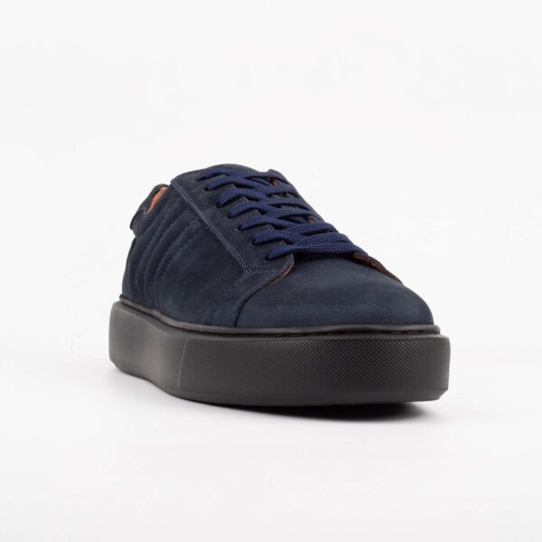 Navy Blue Suede Sneakers Versatile, Stylish, and Comfortable Footwear ...